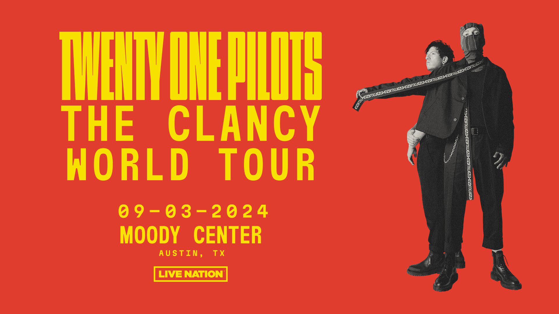 Twenty One Pilots Ticket Giveaway - Moody Center