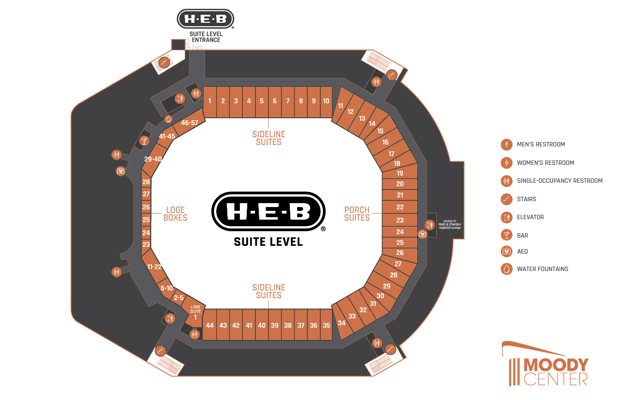 Arena Maps - Moody Center